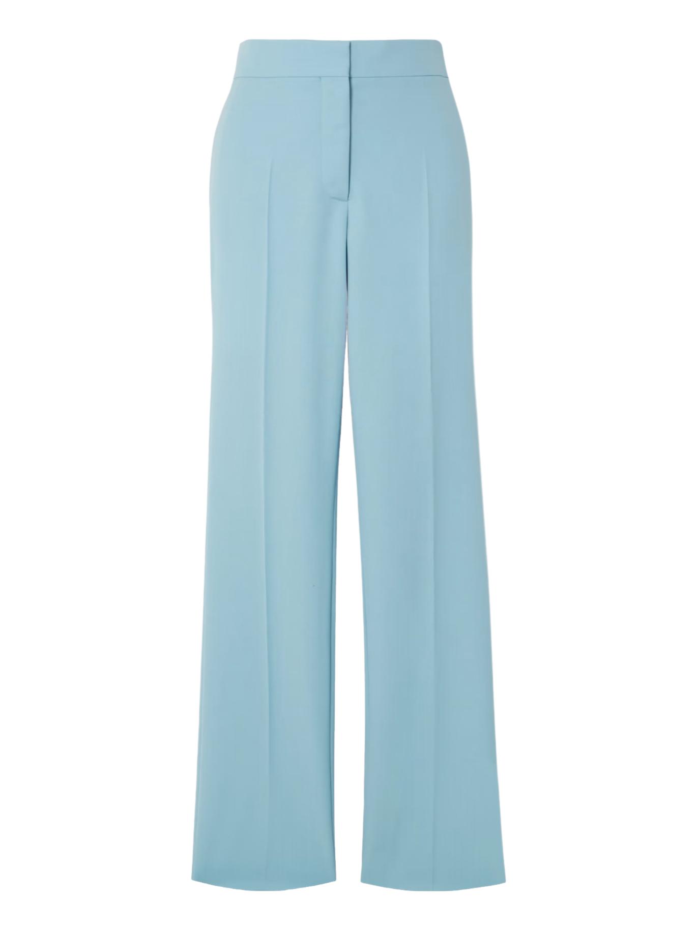 STELLA MCCARTNEY Stella McCartney Pleated Wool Straight-Leg Trousers